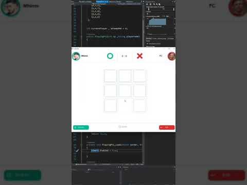 🔥 Tic Tac Toe game with .net #programming #software #full_stack_developer