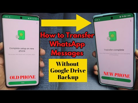 How to transfer WhatsApp chat messages from Android to Android