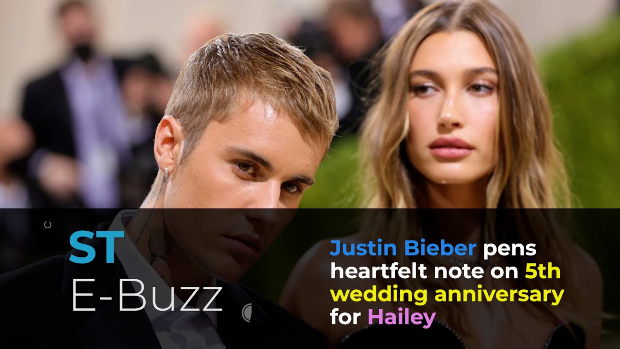 Justin Bieber pens heartfelt note on 5th wedding anniversary for Hailey