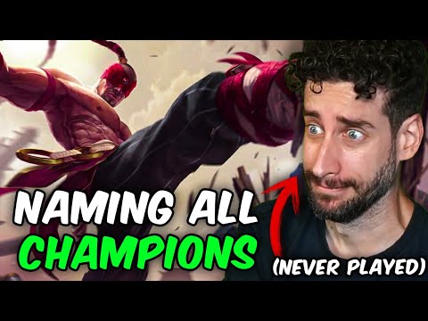 Non-LoL Player Names ALL CHAMPIONS in League of Legends