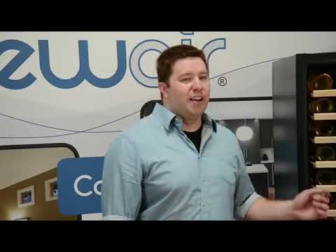 NewAir's AWR-1600DB Premier Gold Series Dual Zone Wine Cooler