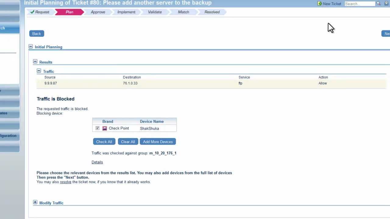 AlgoSec FireFlow CMS Integration