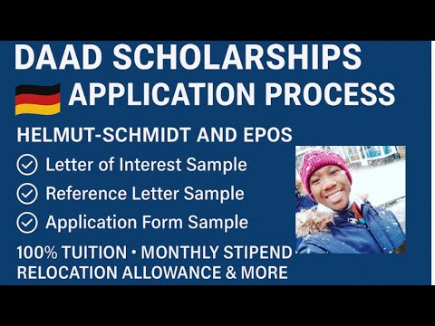 FULL DAAD Scholarship Guide 2025 | Helmut-Schmidt Programme & EPOS | Step-by-Step Application