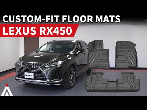Lexus RX350 RX350l RX450h RX450hl 2016-2022 Custom Floor Mats Installation & Review [Lasfit liners]