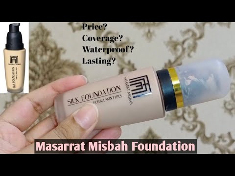 Masarrat Misbah Foundation Review | Waterproof? | Price? | MM Silk Foundation