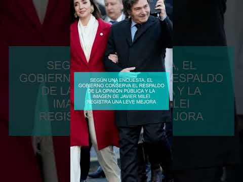 Según una encuesta, el Gobierno conserva el respaldo de la opinión pública y la imagen de Javier Mil
