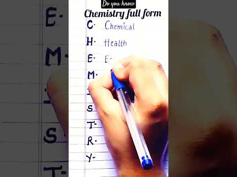 Do you know?chemistry full form π#shorts #chemistry #fullform