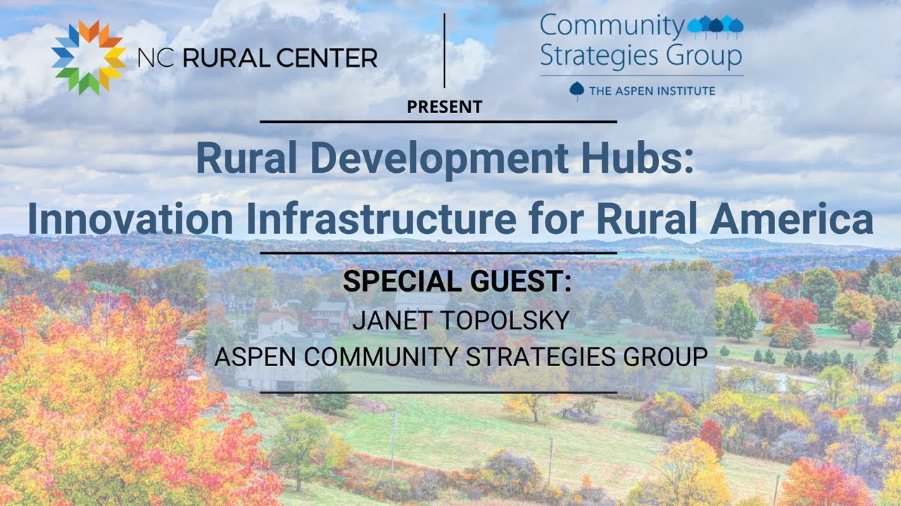 Rural Development Hubs Webinar
