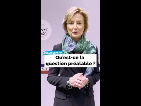 Projet de loi de financement de la sécurité sociale : c'est quoi une question préalable ?