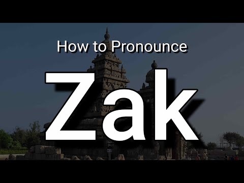 Zak - Pronunciation and Meaning