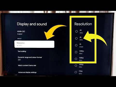iFFALCON Smart Google TV : How to Change Screen Resolution 8K, 4K, FULL HD, HD