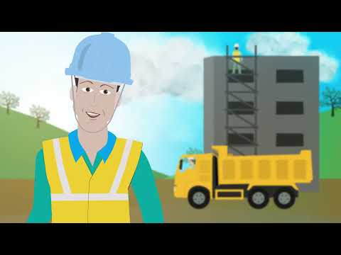 Animated safety video for contractor induction