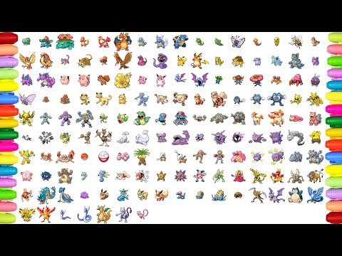 Coloring All Generation 1 Pokemon
