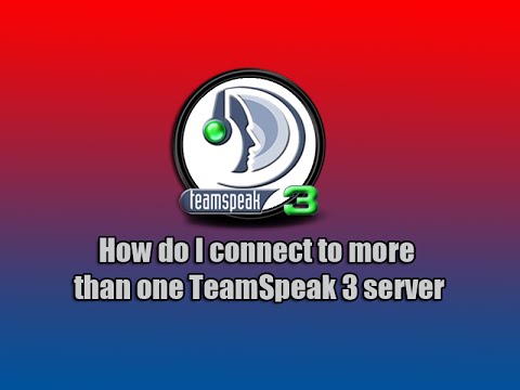 How do I connect to more than one TeamSpeak 3 server