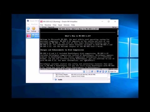 Installing MS-DOS 6.22 on VirtualBox 5 [Download Link in Description!]