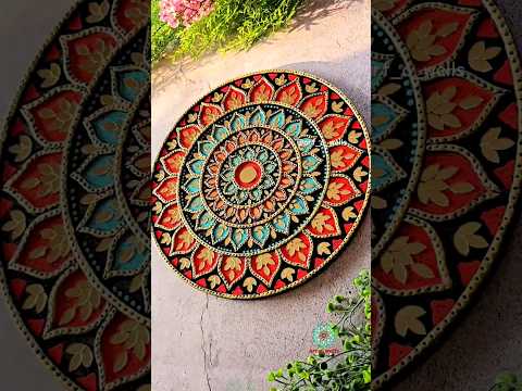Antique Lippan Art 😍 Wall decor, For DIY kits connect on whatsapp 6382668709 #shorts #trending #diy