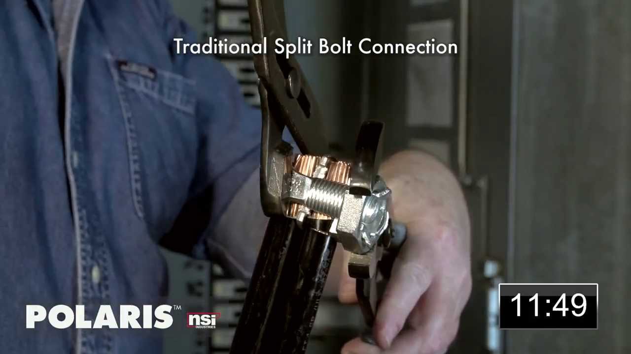 Comparing Polaris™ Black Cable Connectors to Traditional Split Bolt Connectors