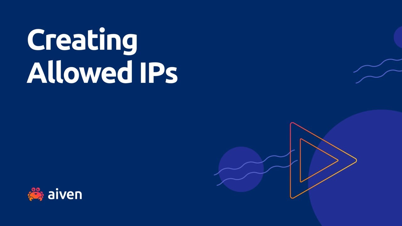 Creating Allowed IPs