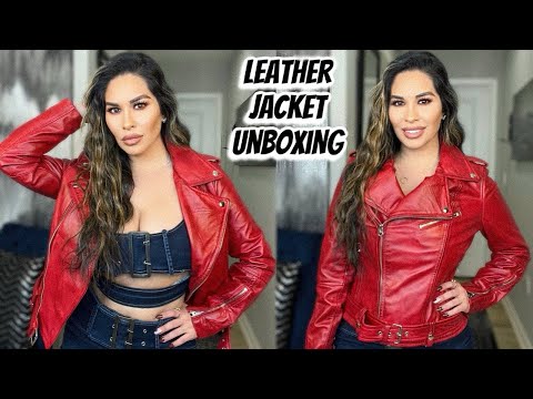 REAL LEATHER JACKET UNBOXING | F JACKETS REVIEW