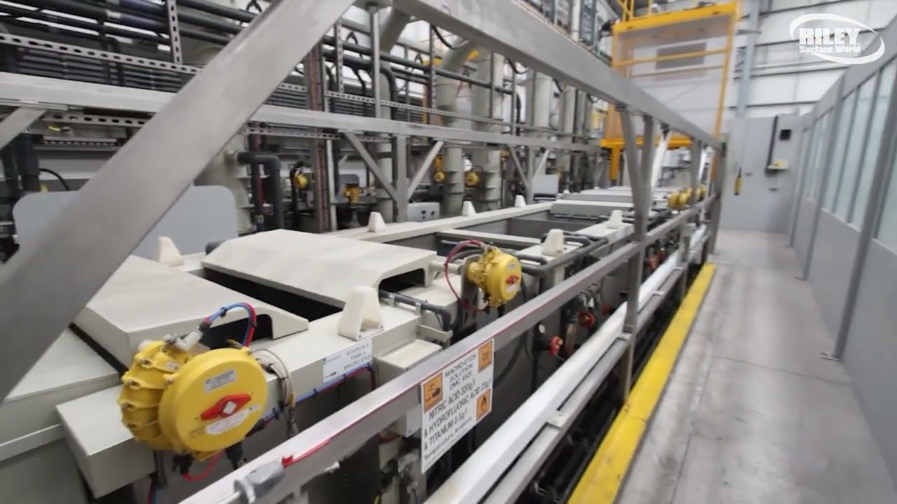 HydraPower Dynamics Automatic Cleaning and Blue Etch Anodising Line
