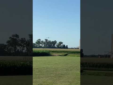 Crop duster too close for comfort!