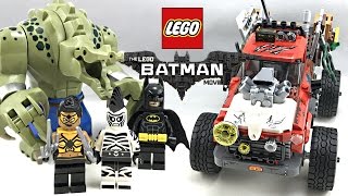 LEGO Batman Movie Killer Croc Tail-Gator review! 2017 set 70907!
