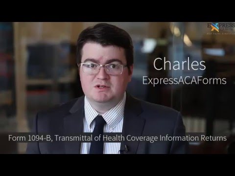 Form 1094-B, Transmittal of Health Coverage Information Returns
