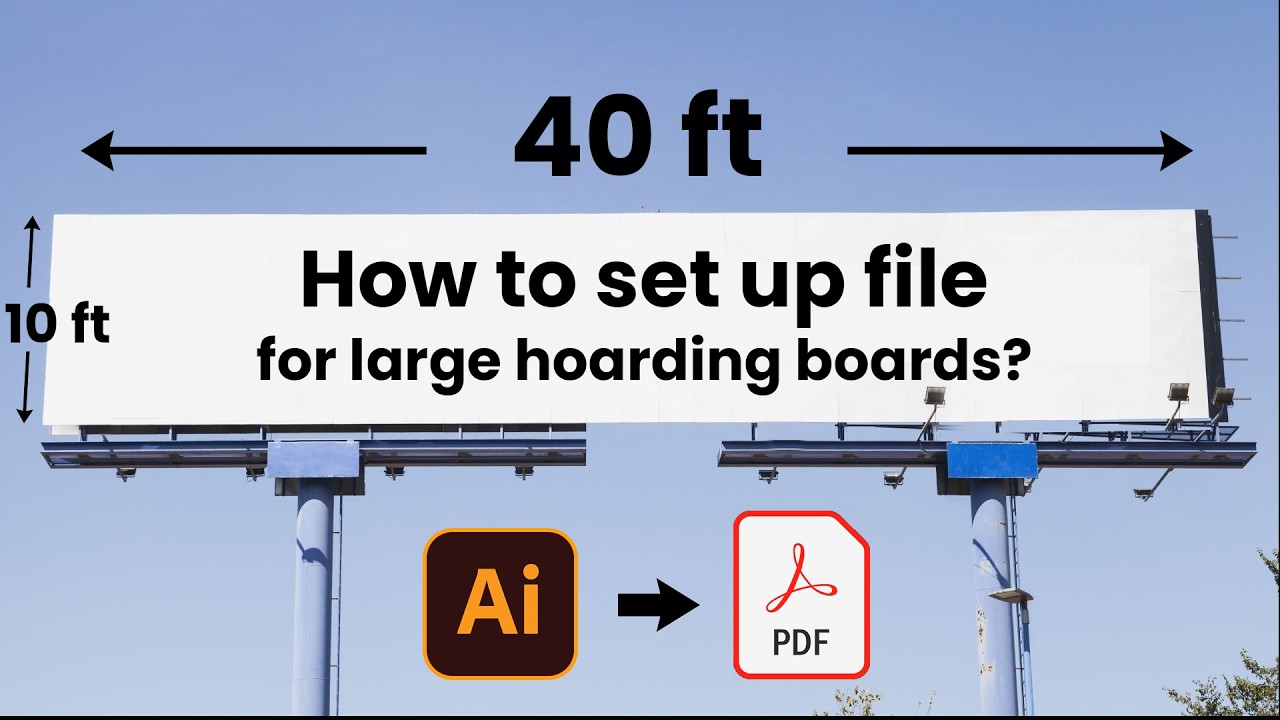 How to Setup & Split Large Format Print Files in Adobe Illustrator