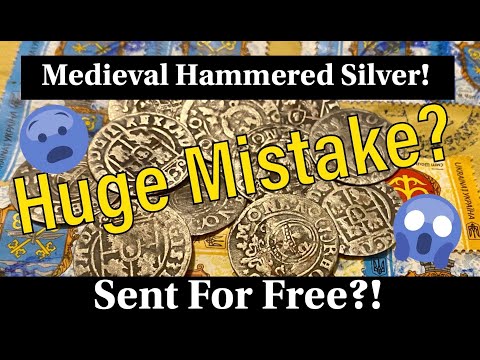They Made A HUGE MISTAKE? Sent Me Free Medieval Hammered Silver Coins!
