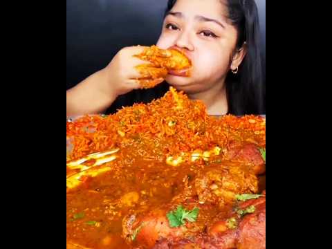 CHICKEN MALAI TIKKA CURRY, MUTTON TANDOORI CHAAP, VEGETABLE FRIED RICE, CHICKEN KOLHAPURI | MUKBANG