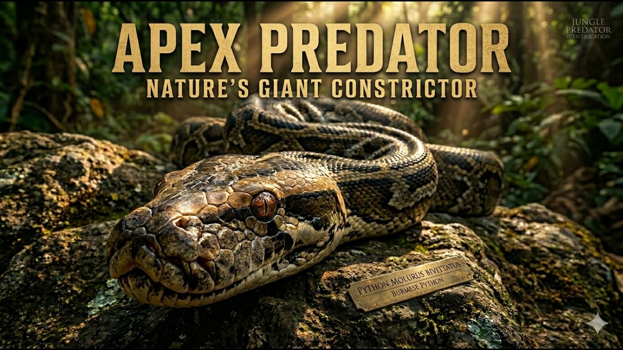 Indian Rock Python: Non‑Venomous Giant Predator That Protects Nature’s Balance 🐍
