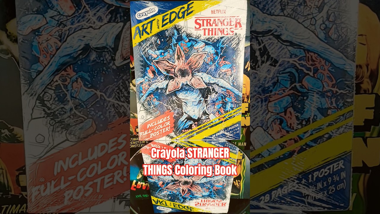 Crayola STRANGER THINGS Coloring Book