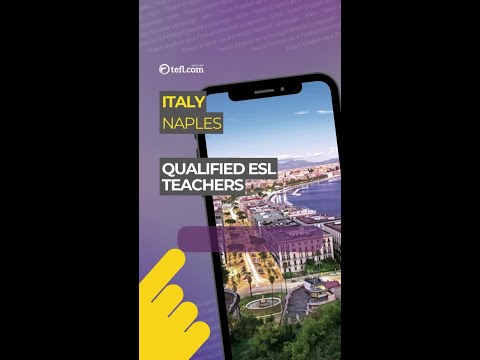 Italy: Naples. | School in Naples is looking for FT qualified ESL teachers for 2023/2024
