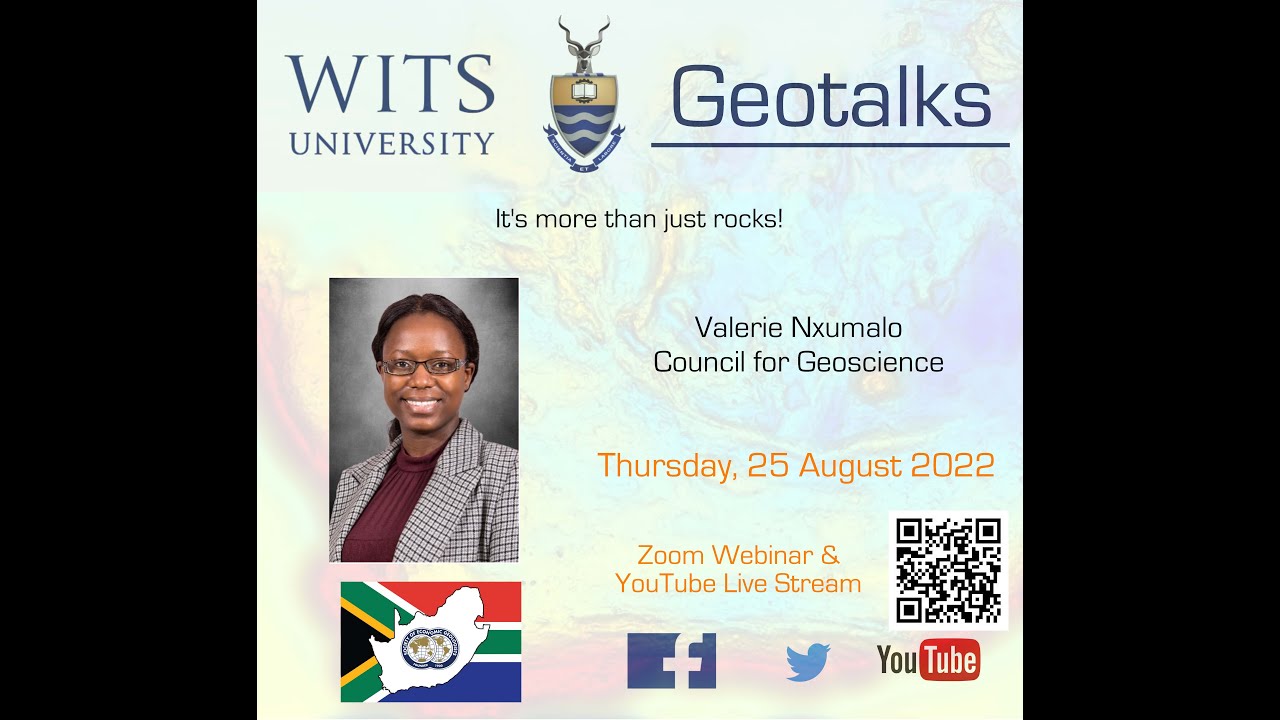 Wits Centenary Geotalks: Valerie Nxumalo on 