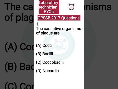 MLT Lab technical GPSSB 2017 PYQs question 1