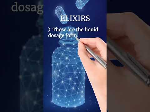 Definition of Elixirs || Pharmaceutics || Medi Queries.