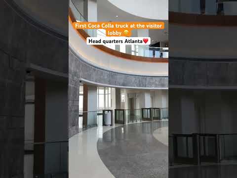 The Coca Cola head office keeps the best memory in the visitor lobby ❤️😊 | Beverage giant #travel