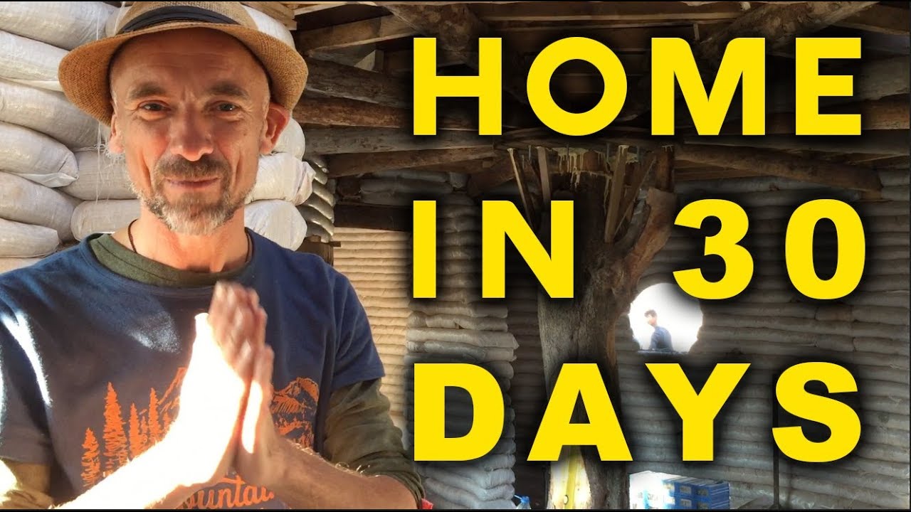 A 3 storey superadobe dome home in 30 days !!!