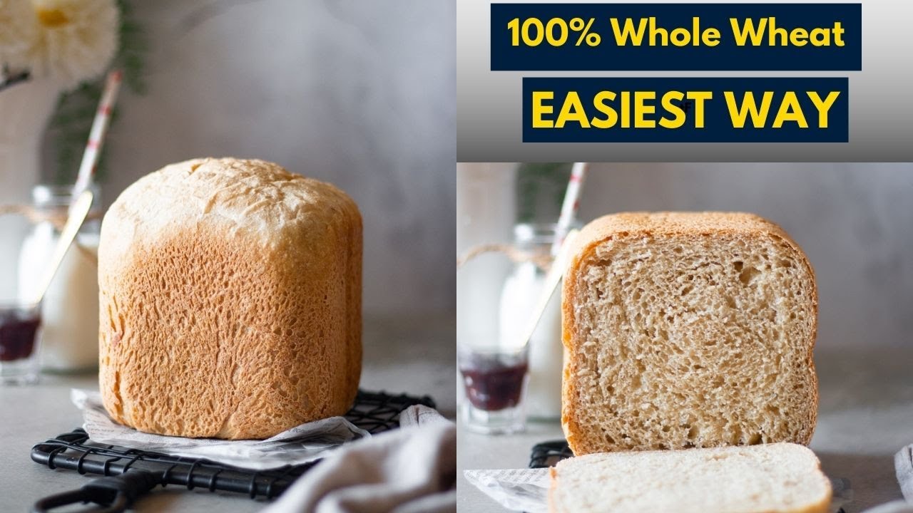 100% Best Whole Wheat Bread Machine recipe you need to try NOW