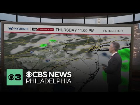 Severe weather threat in Philadelphia region ends, lingering showers on Thursday night