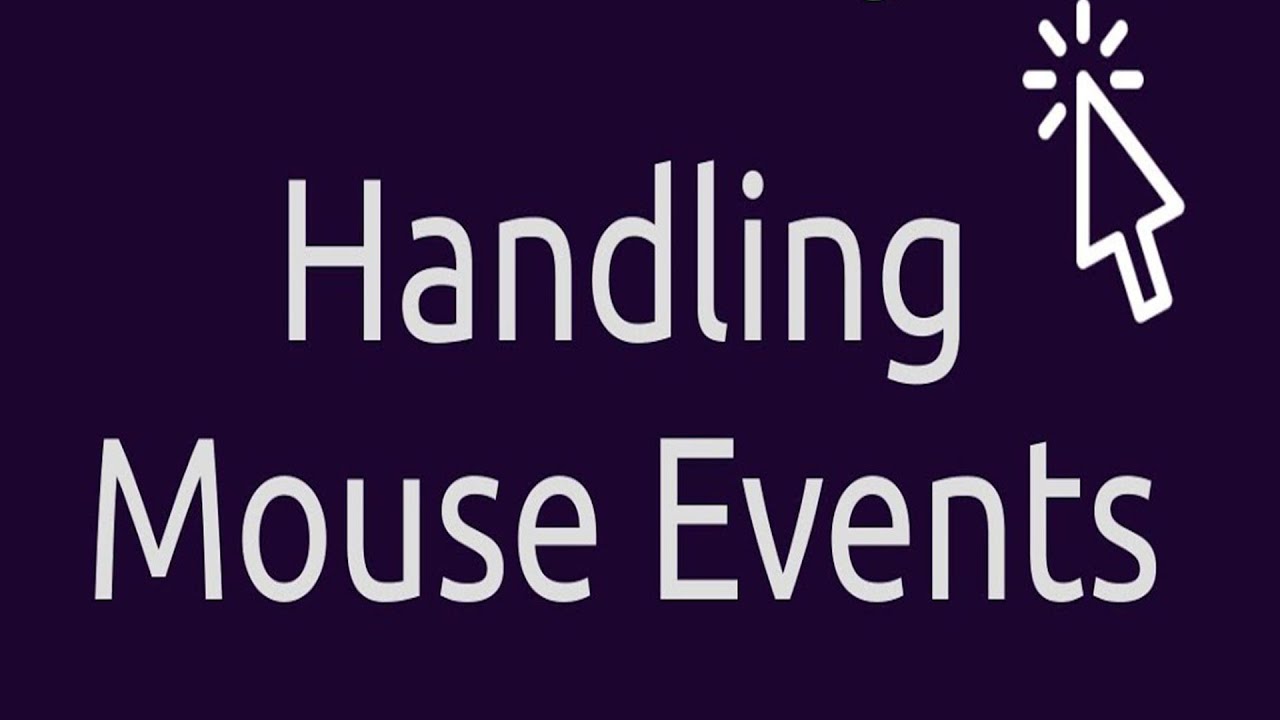 Java Programming Tutorial - 71 - Mouse Events