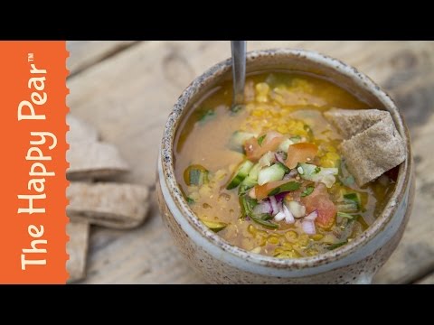 Red Lentil Dahl - SUPERTASTY Lentil Recipe! Healthy Indian Food