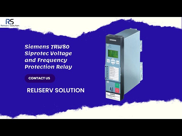 Siemens Siprotec Compact Numerical Relay - Siemens Siprotec 7SC80 ...