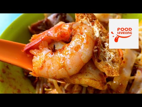 SINGAPORE HAWKER FOOD #MICHELIN I Chung Cheng Chilli Mee 崇正辣椒面 I Shrimp Noodle Laksa I Food leveling