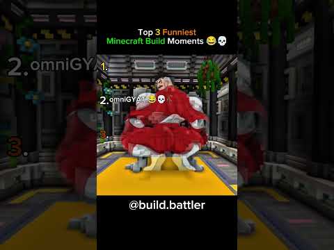 Top 3 Funniest Minecraft Build Moments You Won't Believe Exist! Part 8 💀🥀😂 #shorts #ranking #tiktok