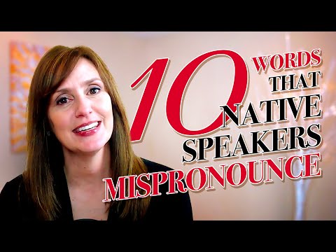 10 Words Native English Speakers Mispronounce | Improve Your Pronunciation With Clear English Corner