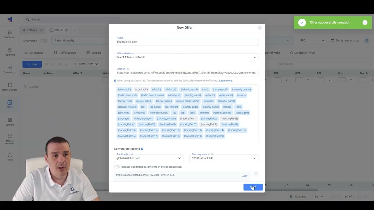 How to Integrate System1 to ClickFlare.io
