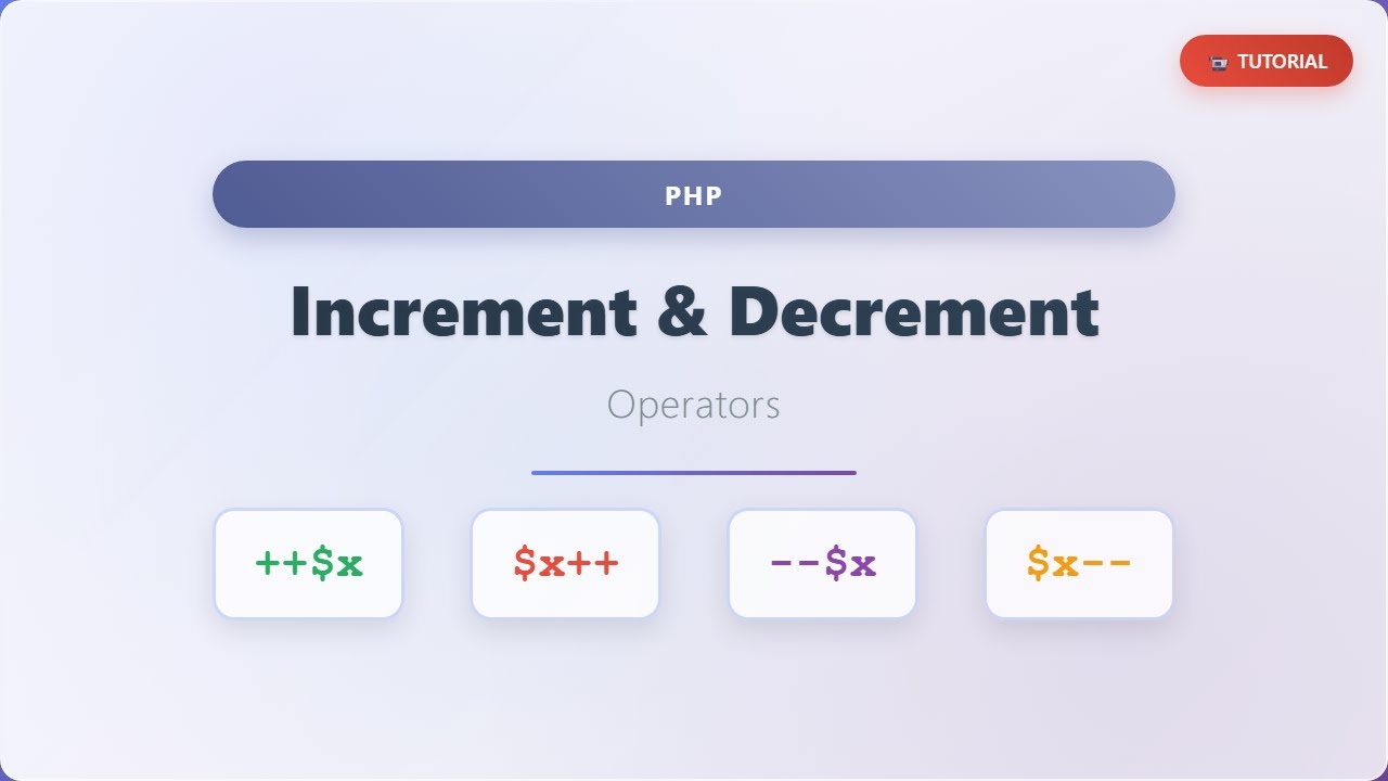 PHP Increment & Decrement Operators: Pre vs Post Explained for Beginners!