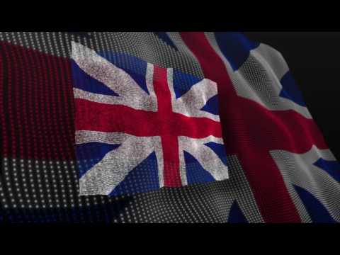 UK Waving Flag | 4K Relaxing Screensaver