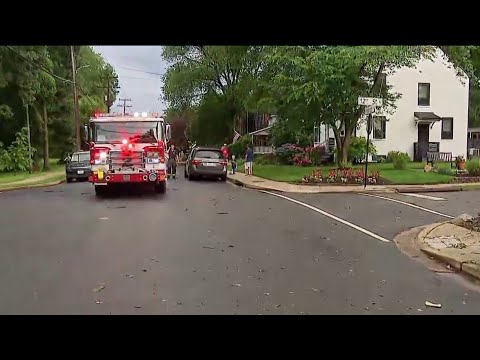 Storms topple trees onto homes in Arlington | NBC4 Washington